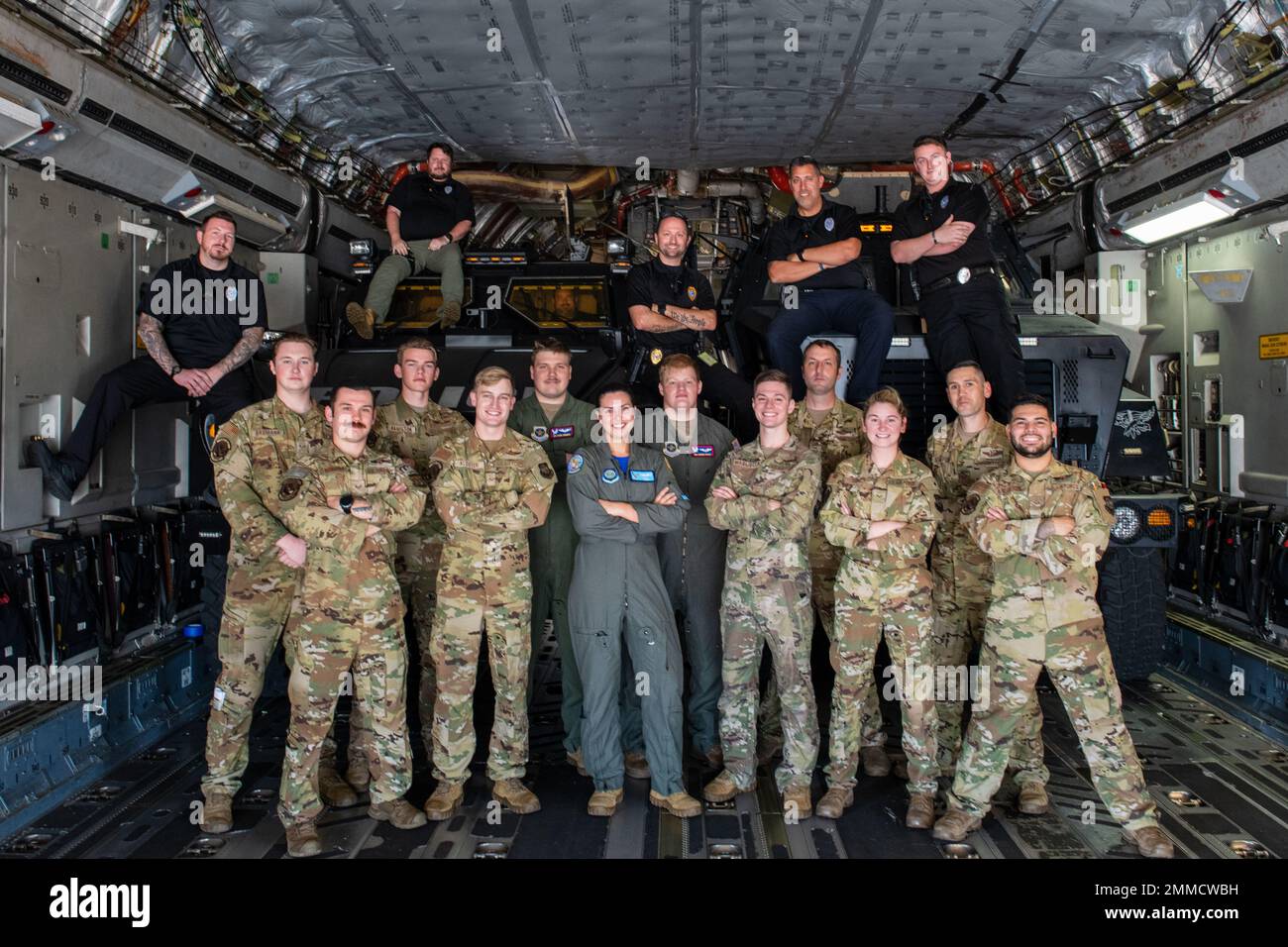 U.S. Air Force Airmen from the 15th and 16th Airlift Squadrons and ...