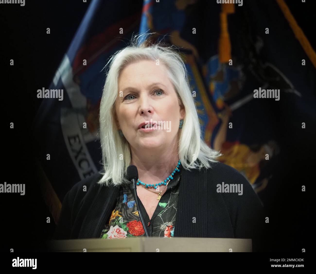 New York, NY, USA. 29th Jan, 2023. U.S. Senator Kirsten Gillibrand ...