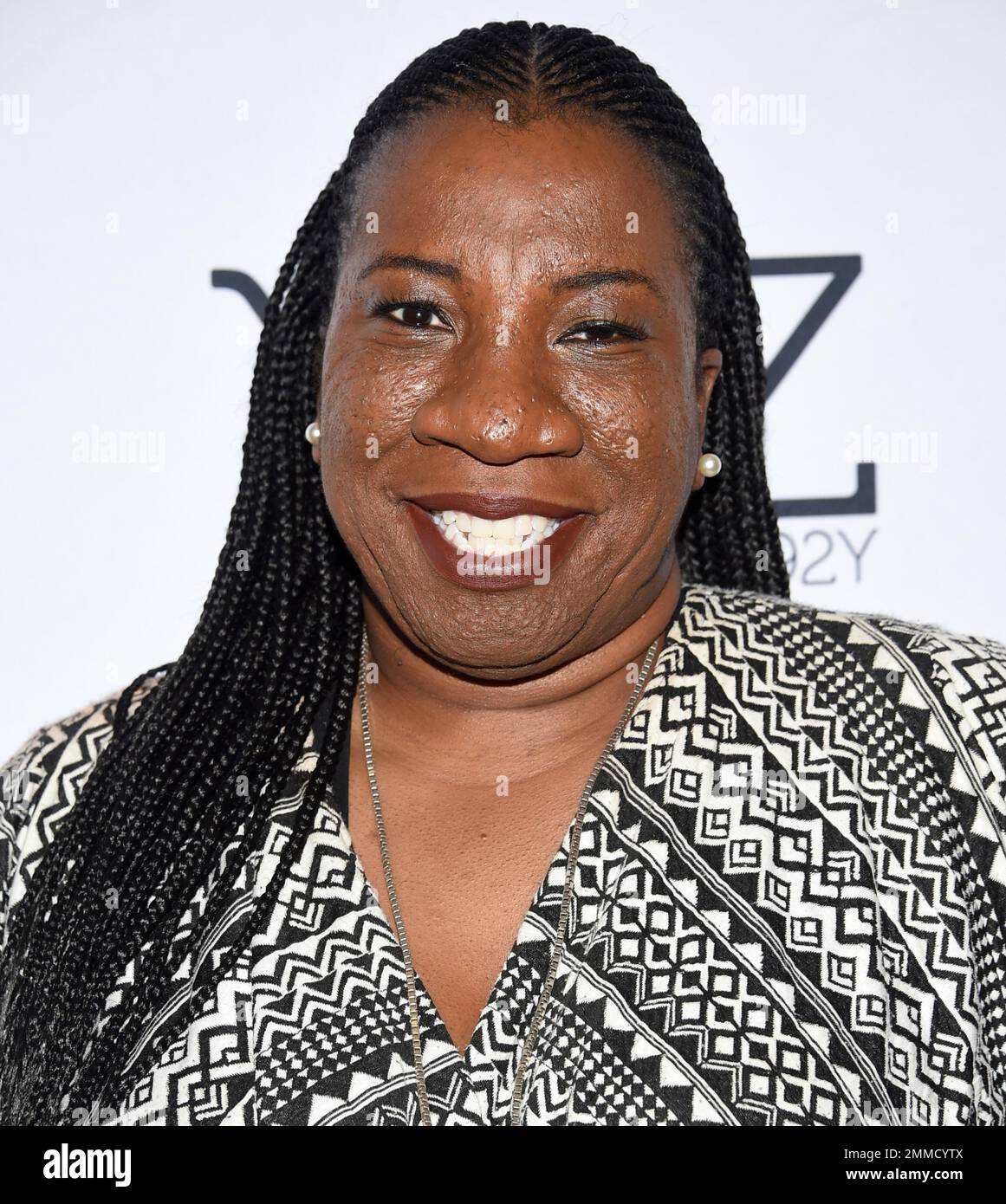 #metoo founder Tarana Burke poses before her talk at the 92nd Street Y ...