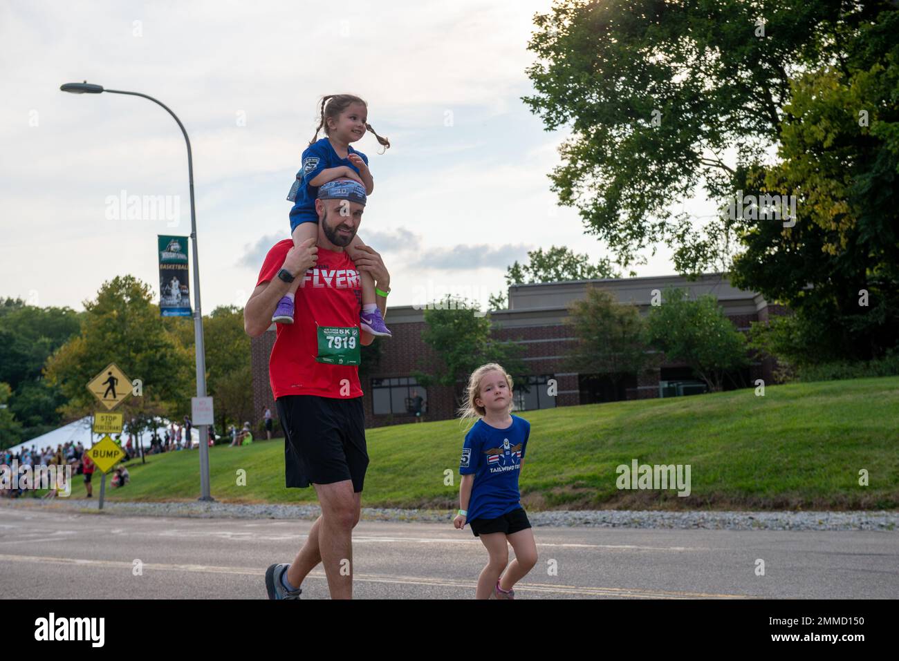 Children participate in the 2022 Air Force Marathon Tailwind Trot 1K ...