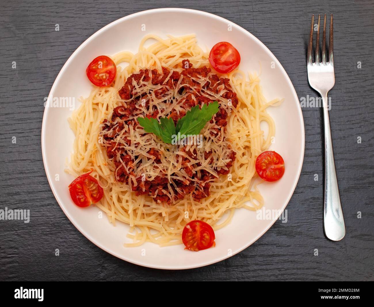 Spaghetti pasta meat bolognese hi-res stock photography and images - Alamy