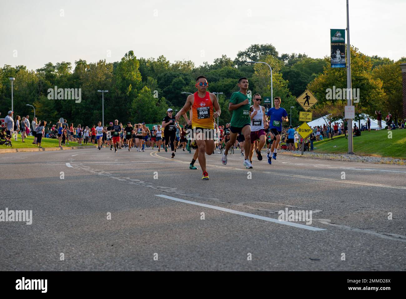 Runners participate in the 2022 Air Force Marathon 5K event at the ...