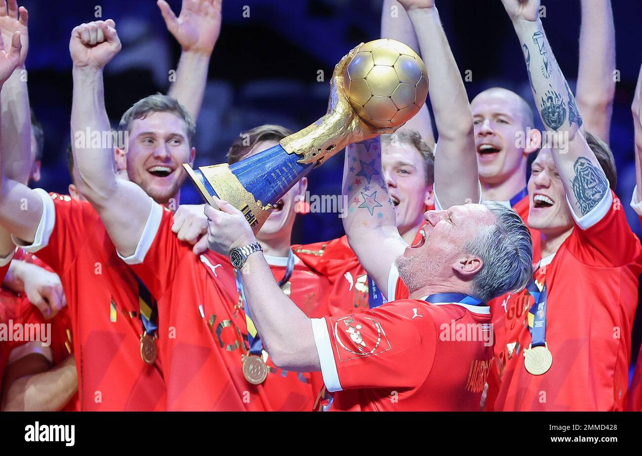 Stockholm, Sweden. 29th Jan, 2023. Handball: World Cup, final France ...