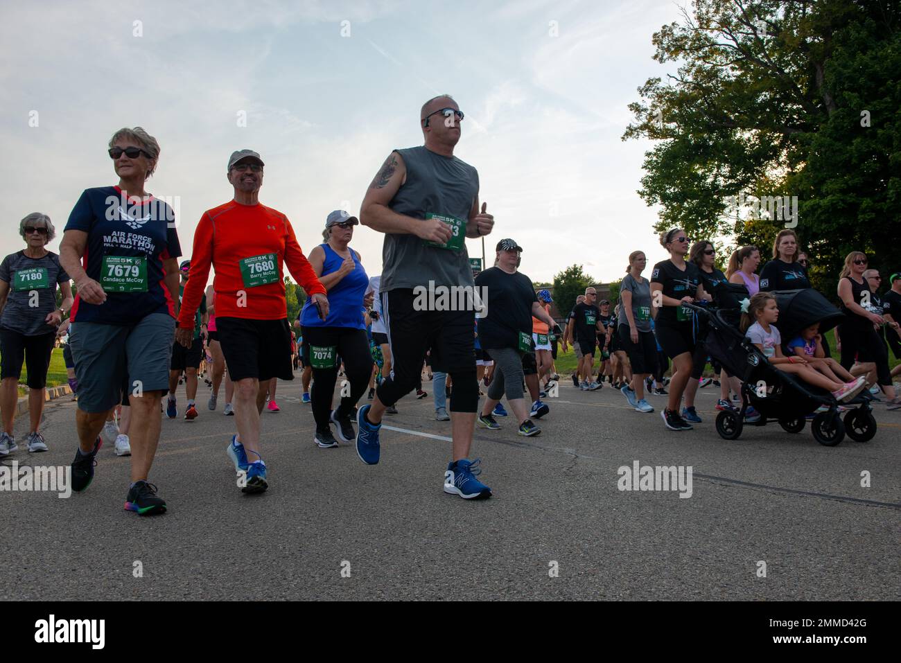 Runners participate in the 2022 Air Force Marathon 5K event at the ...