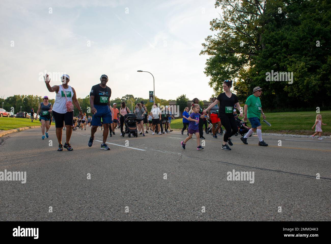 Runners participate in the 2022 Air Force Marathon 5K event at the ...