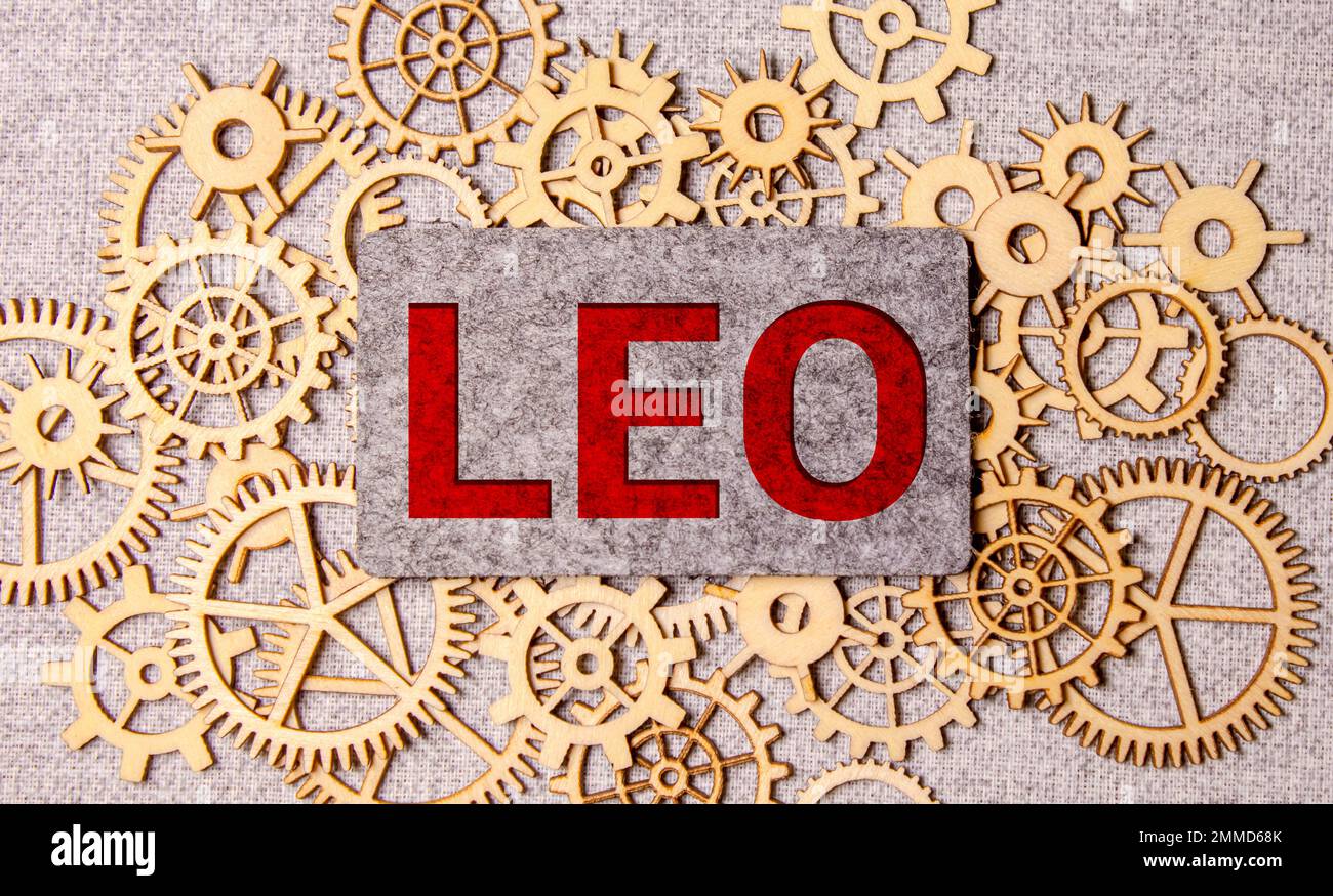 Word Leo on White background. Astrological sign. Leo, Latin for Lion ...