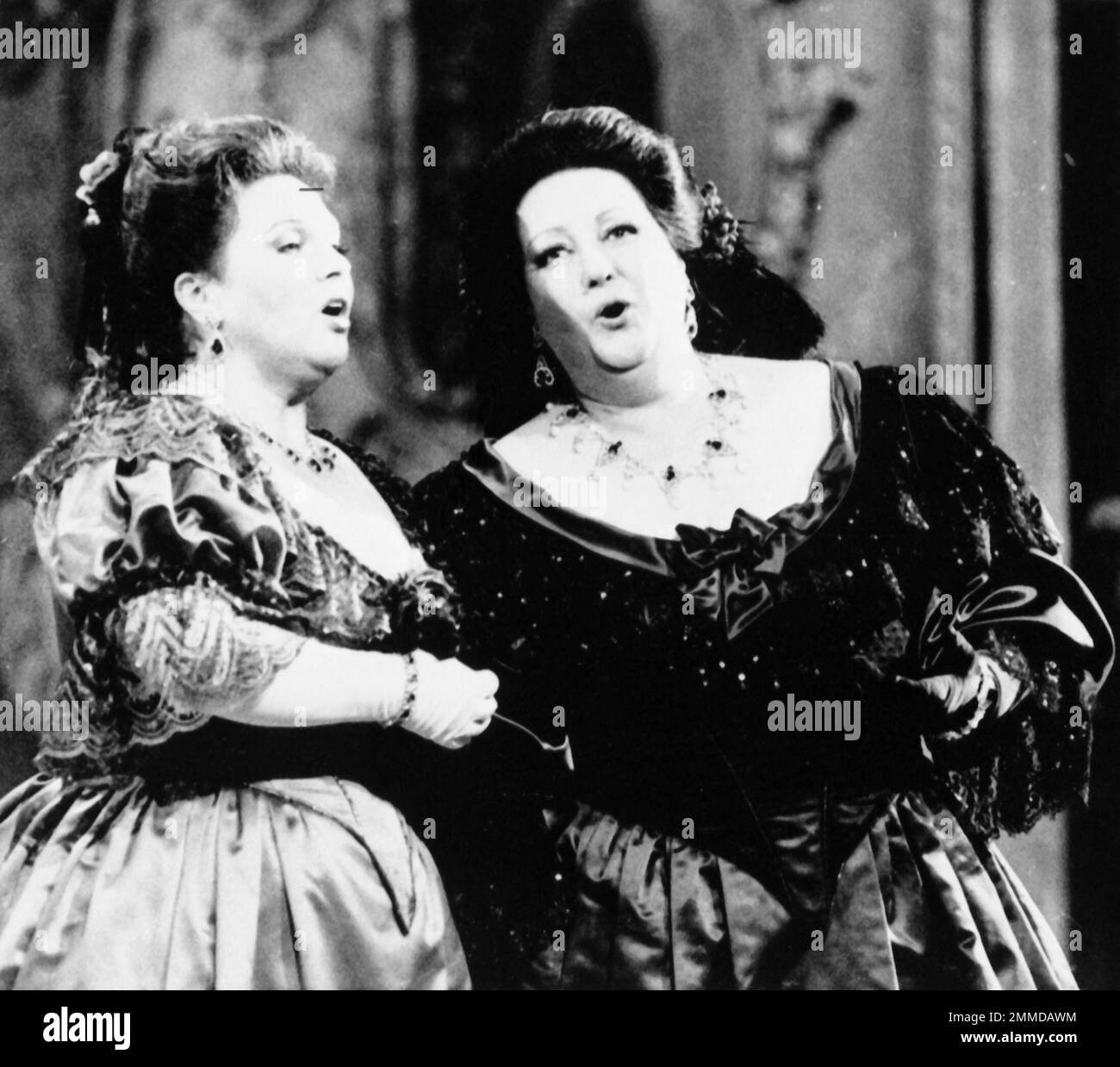 FILE - In this Sunday, May 19, 1985 file photo, opera singers Marilyn ...