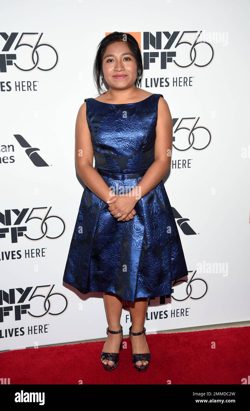 Actress Nancy Garcia attends the premiere for "Roma" at Alice Tully ...