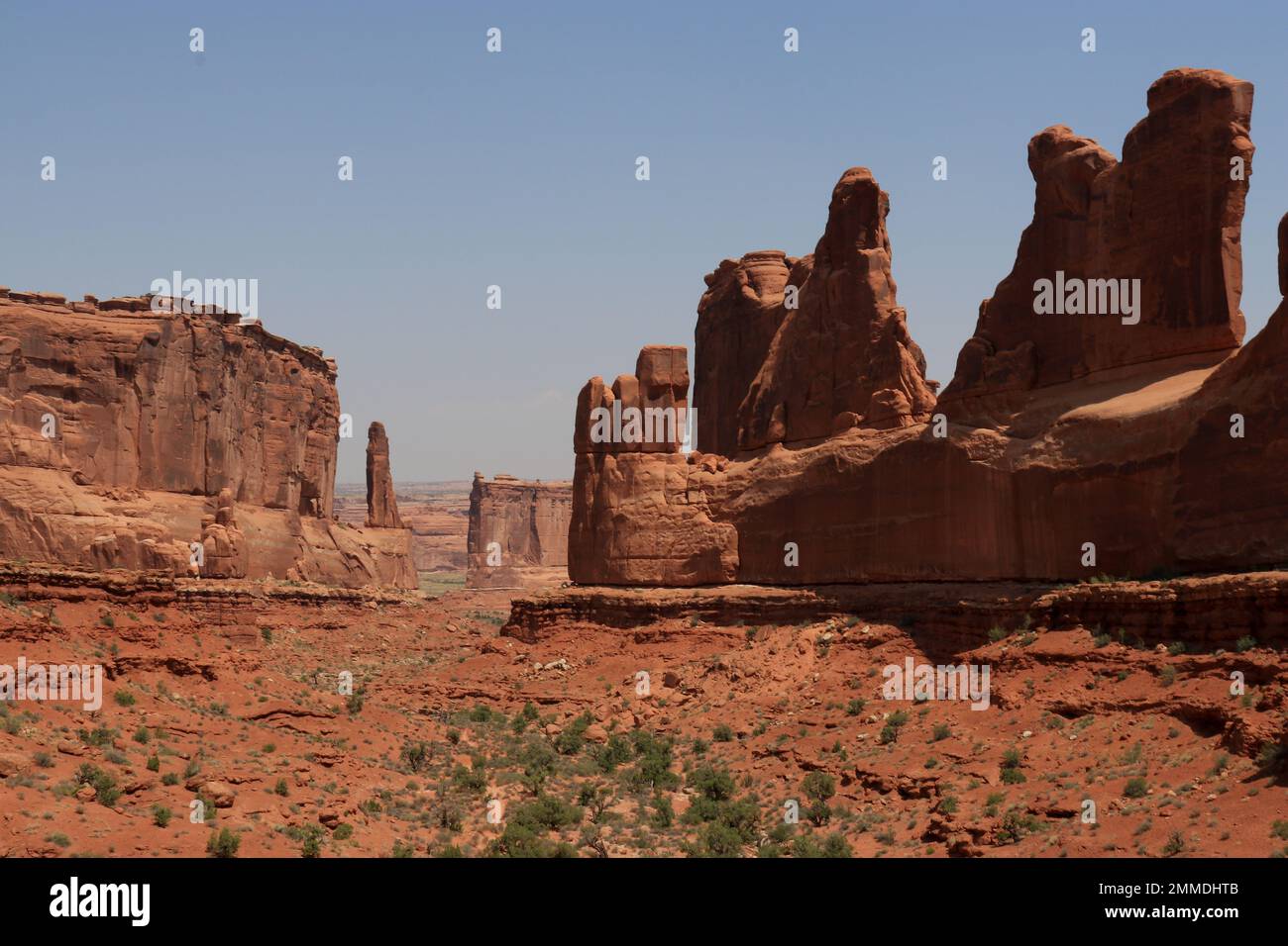 Utah desert mountains near Moab in summer Stock Photo - Alamy
