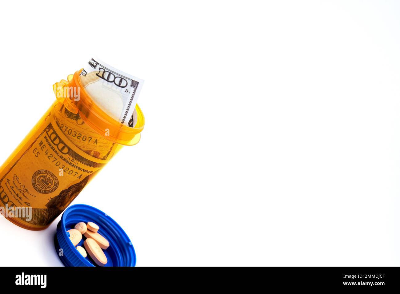 Paying a lot of money for medication and prescription pills hundred ...