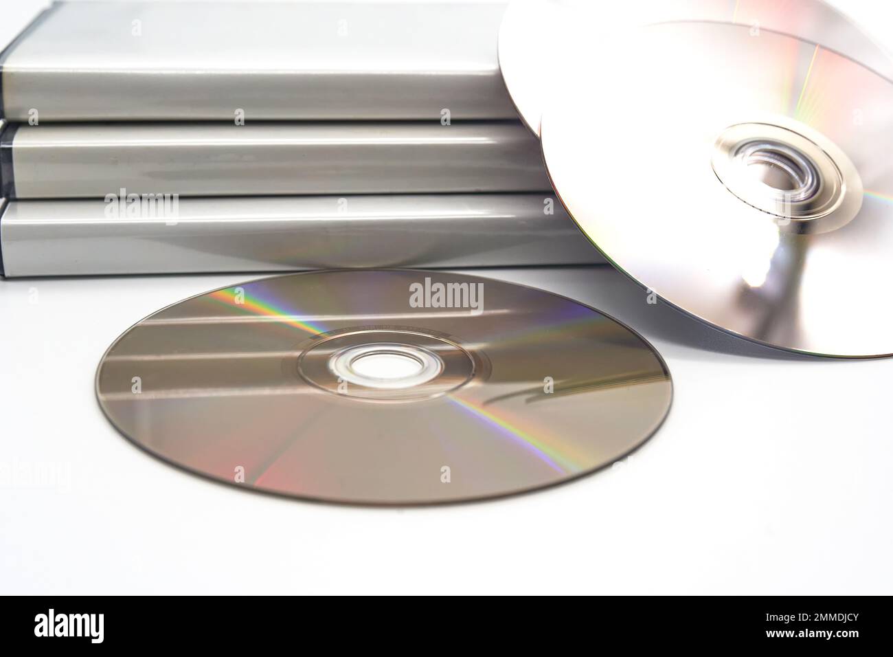 DVD blue ray discs with cases white background movie CD design box ...