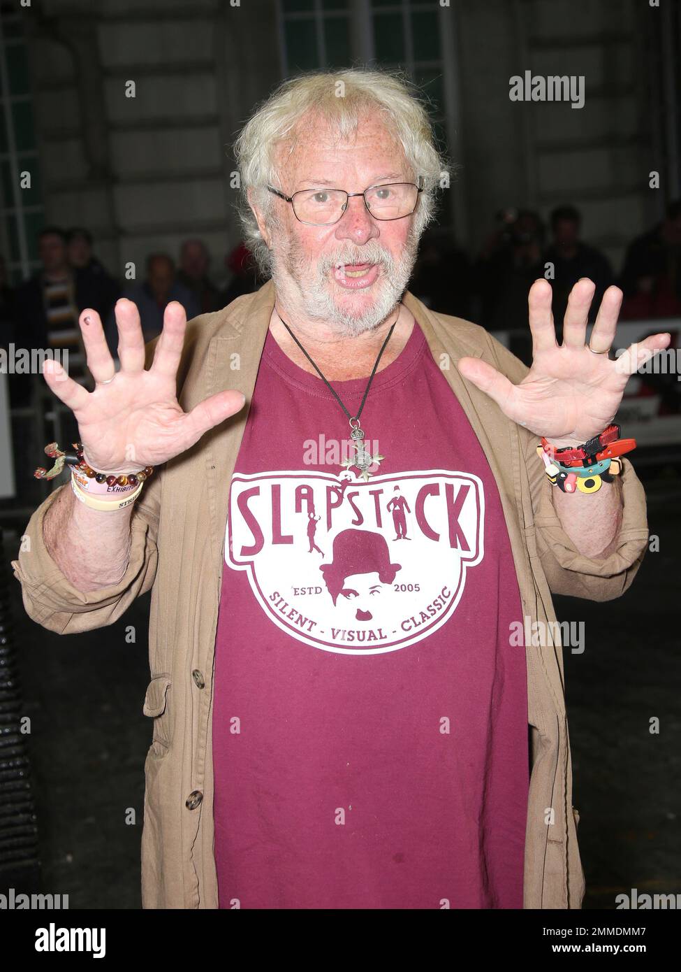 Presenter Bill Oddie poses for photographers upon arrival for the ...