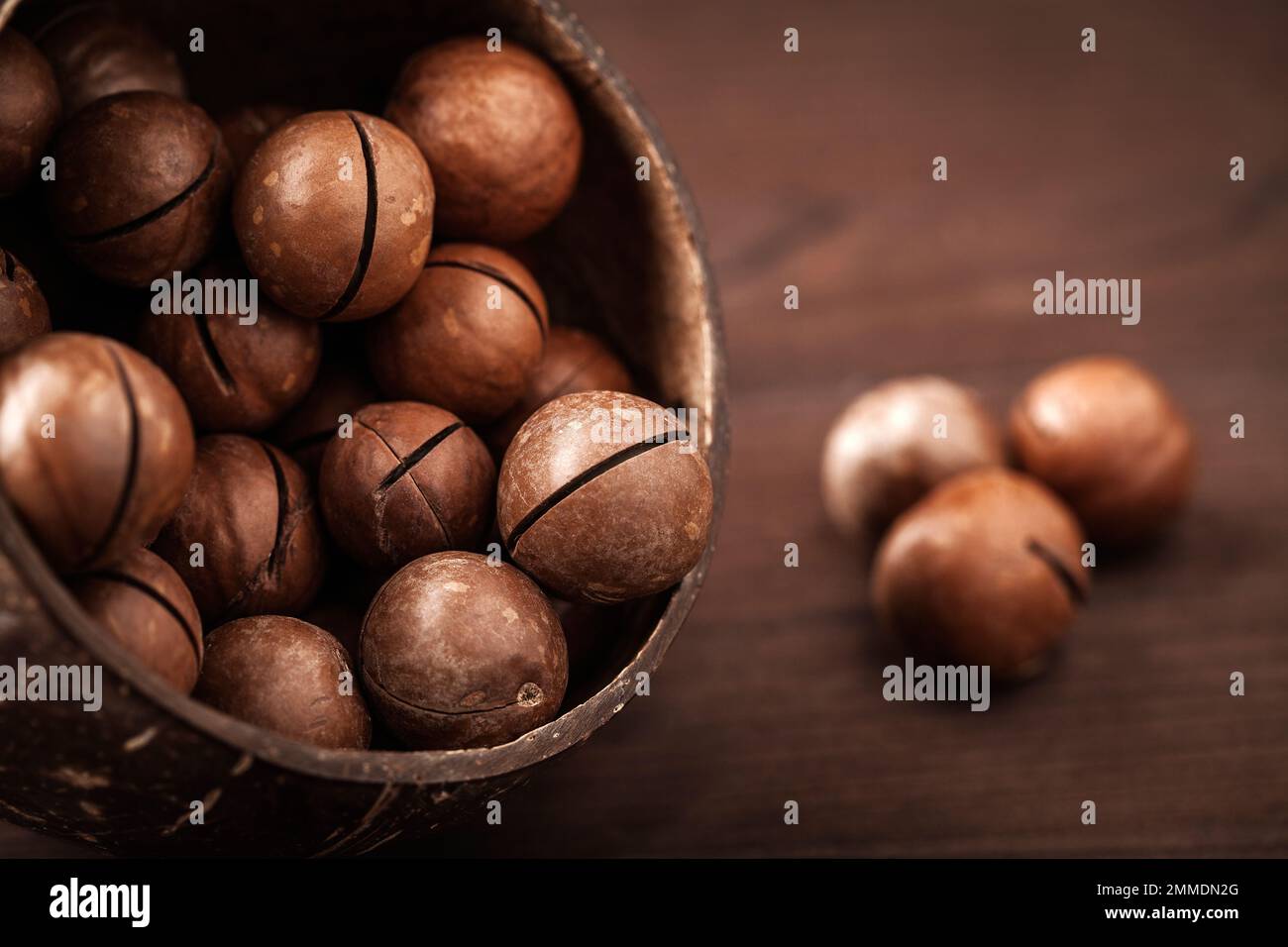 macadamia nuts, typical Australian queensland Stock Photo - Alamy