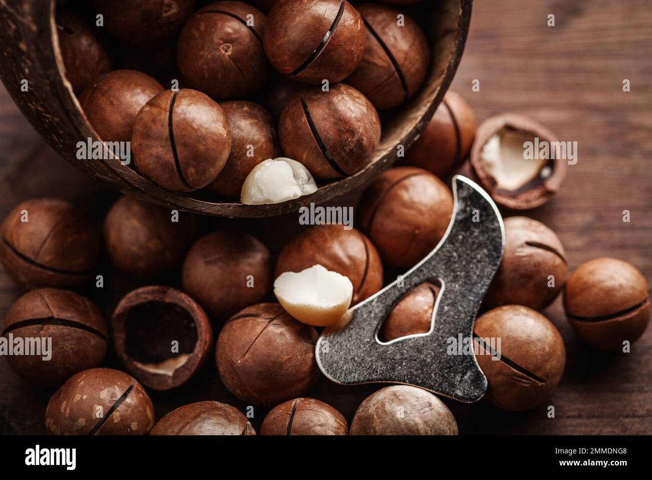 macadamia nuts, typical Australian queensland Stock Photo - Alamy