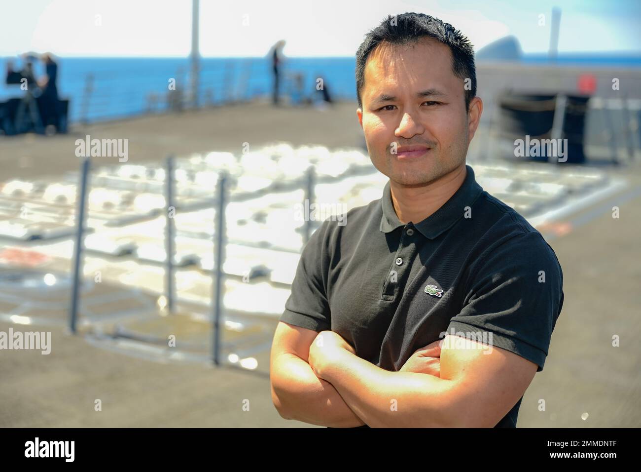 Engineer Brian Le, a liaison to Naval Surface and Mine Warfighting ...