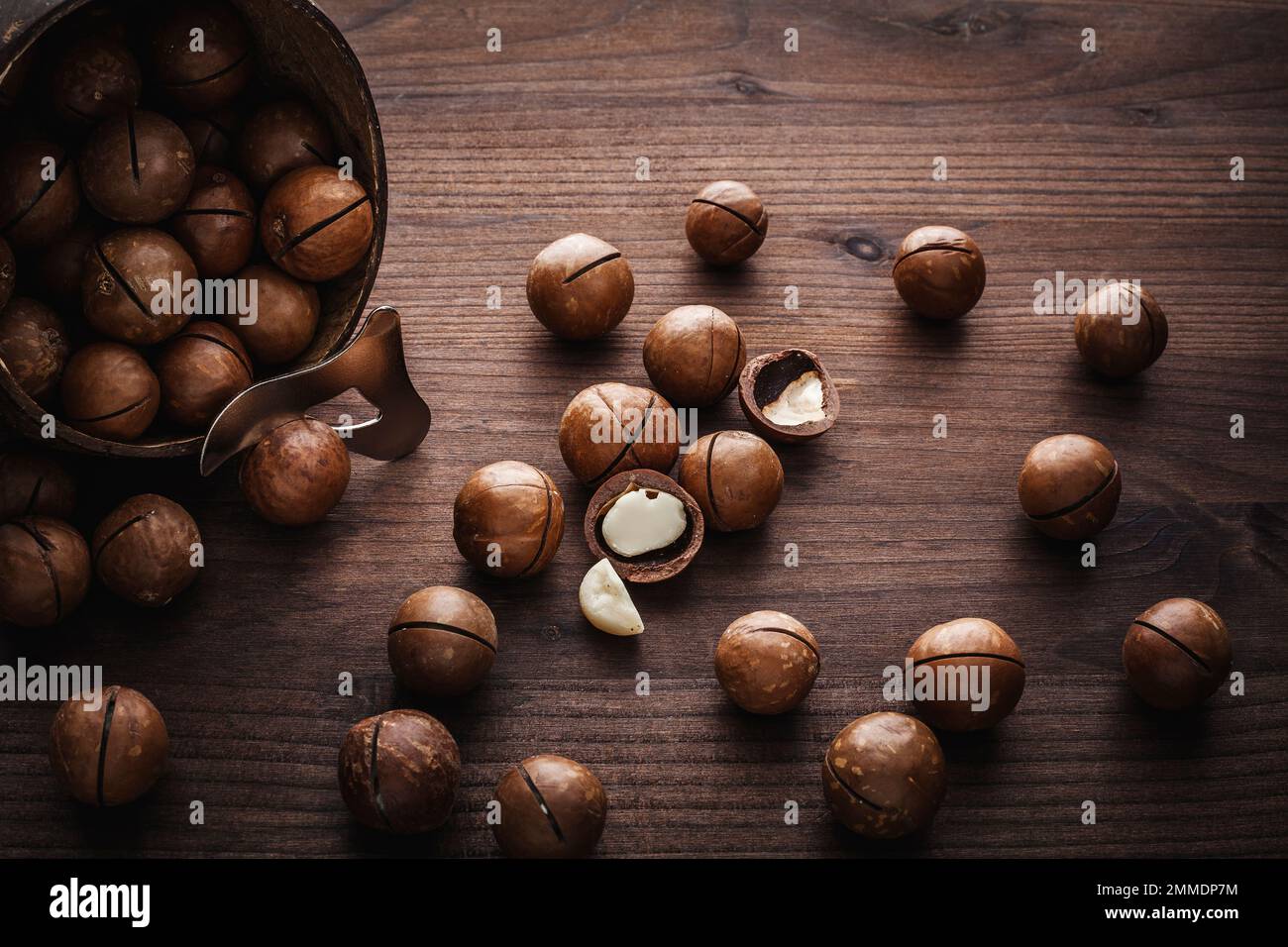 macadamia nuts, typical Australian queensland Stock Photo - Alamy