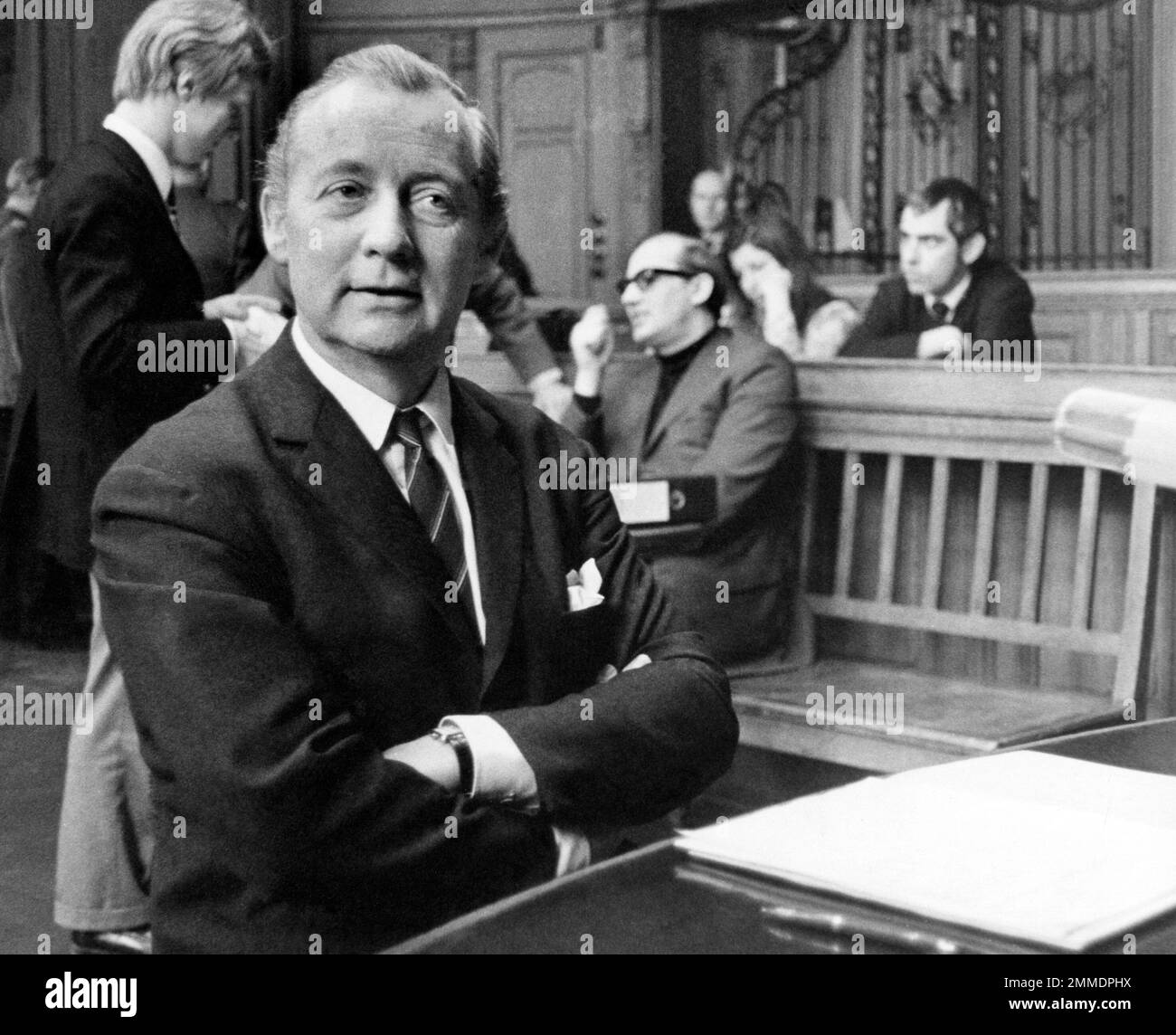 West German publisher Axel Springer appeared as a witness nominated by ...