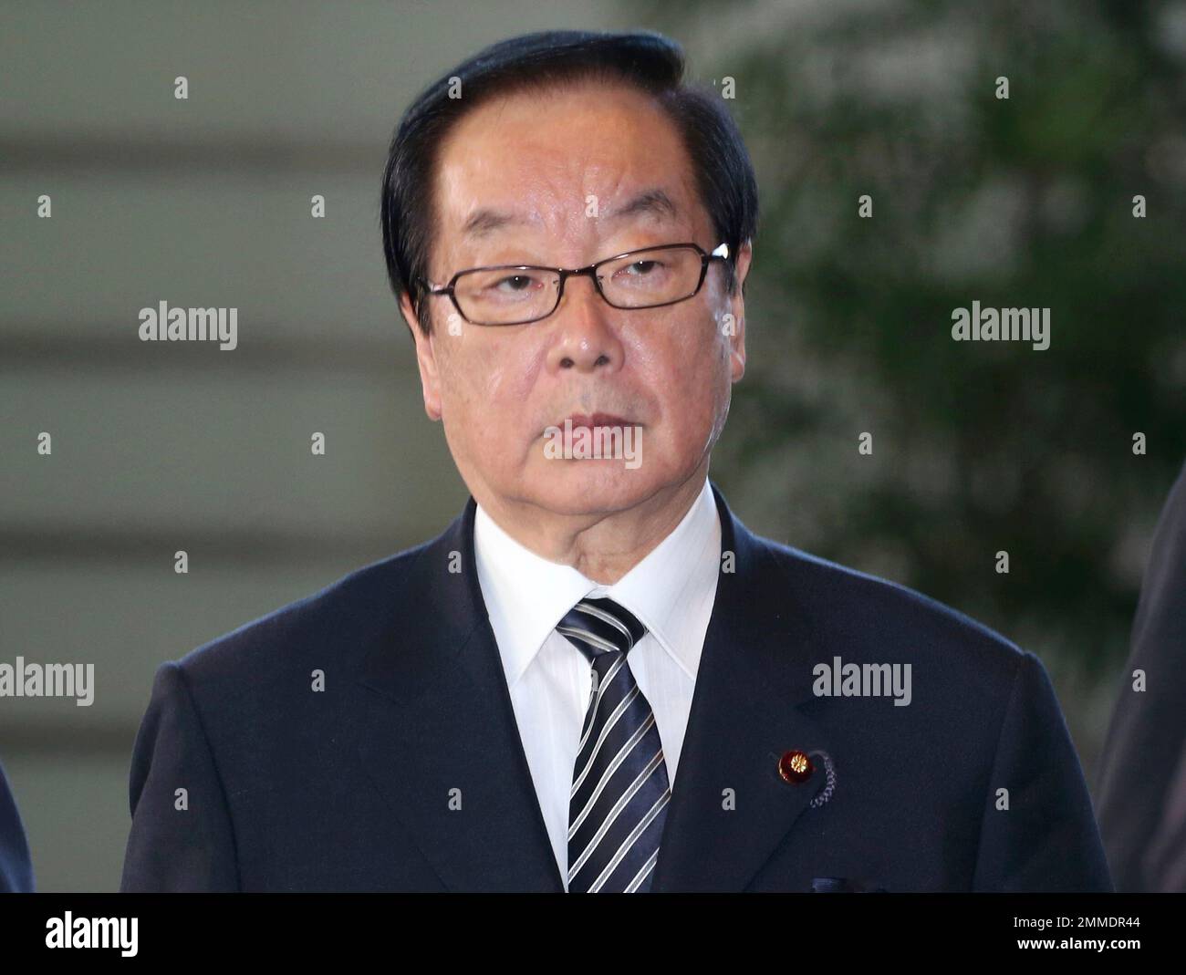 Japan's newly appointed Reconstruction Minister Hiromichi Watanabe ...