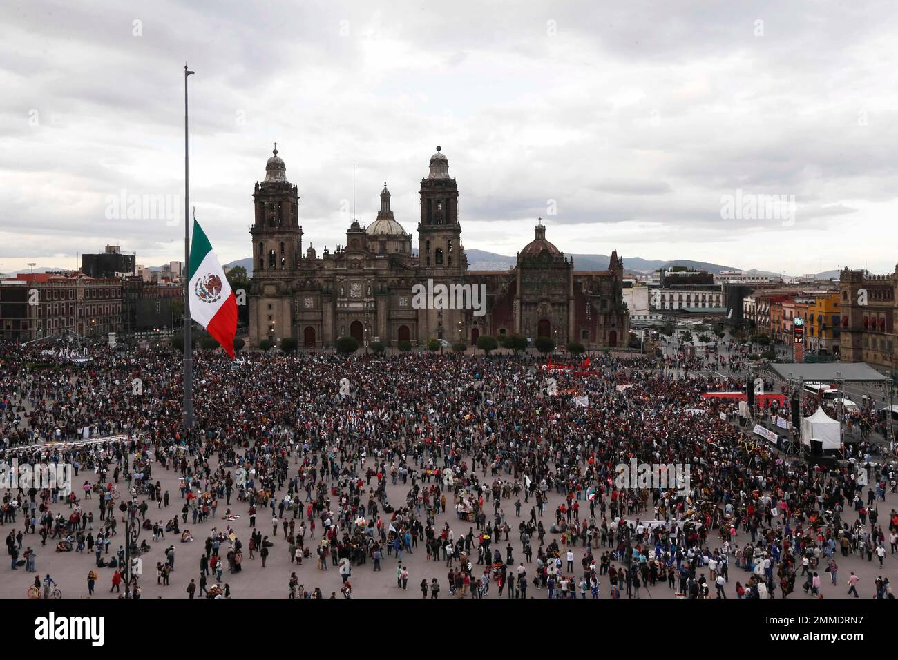 People attend a rally in remembrance of 1968 Tlatelolco student ...