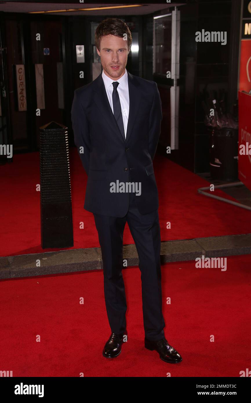 Actor Hugh Skinner poses for photographers upon arrival for the ...