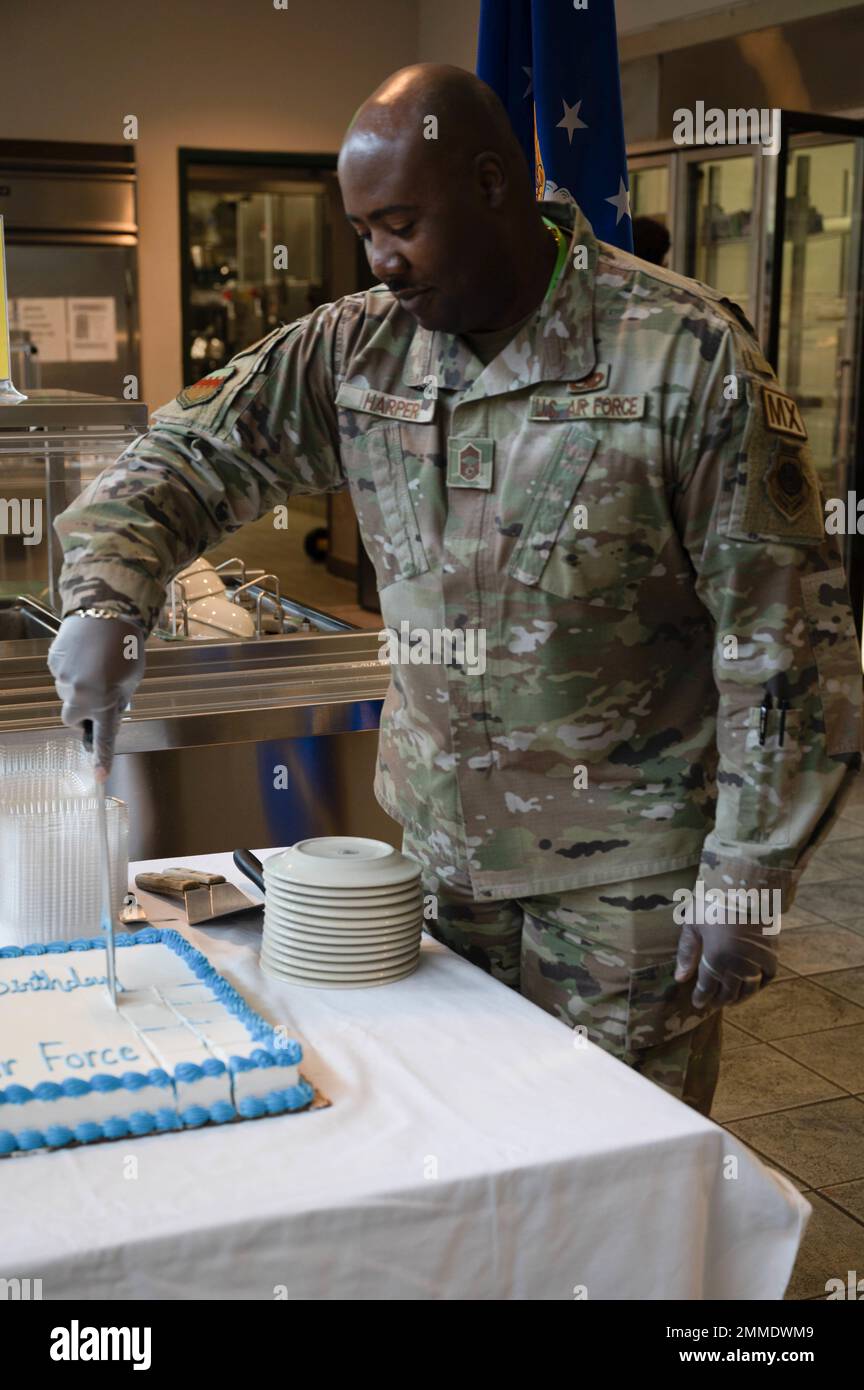 U.S. Air Force Chief Master Sgt. William Harper, 20th Maintenance Group ...