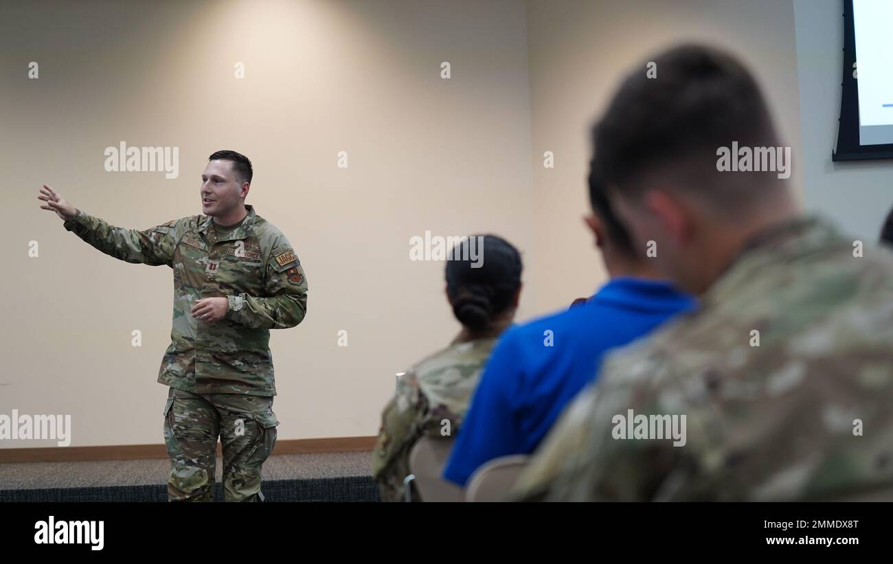 U.S. Air Force Capt. William Barton, 81st Training Wing chief of ...
