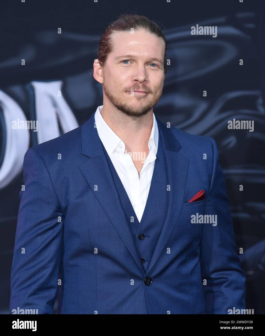 Scott Deckert arrives at the world premiere of "Venom" on Monday, Oct ...