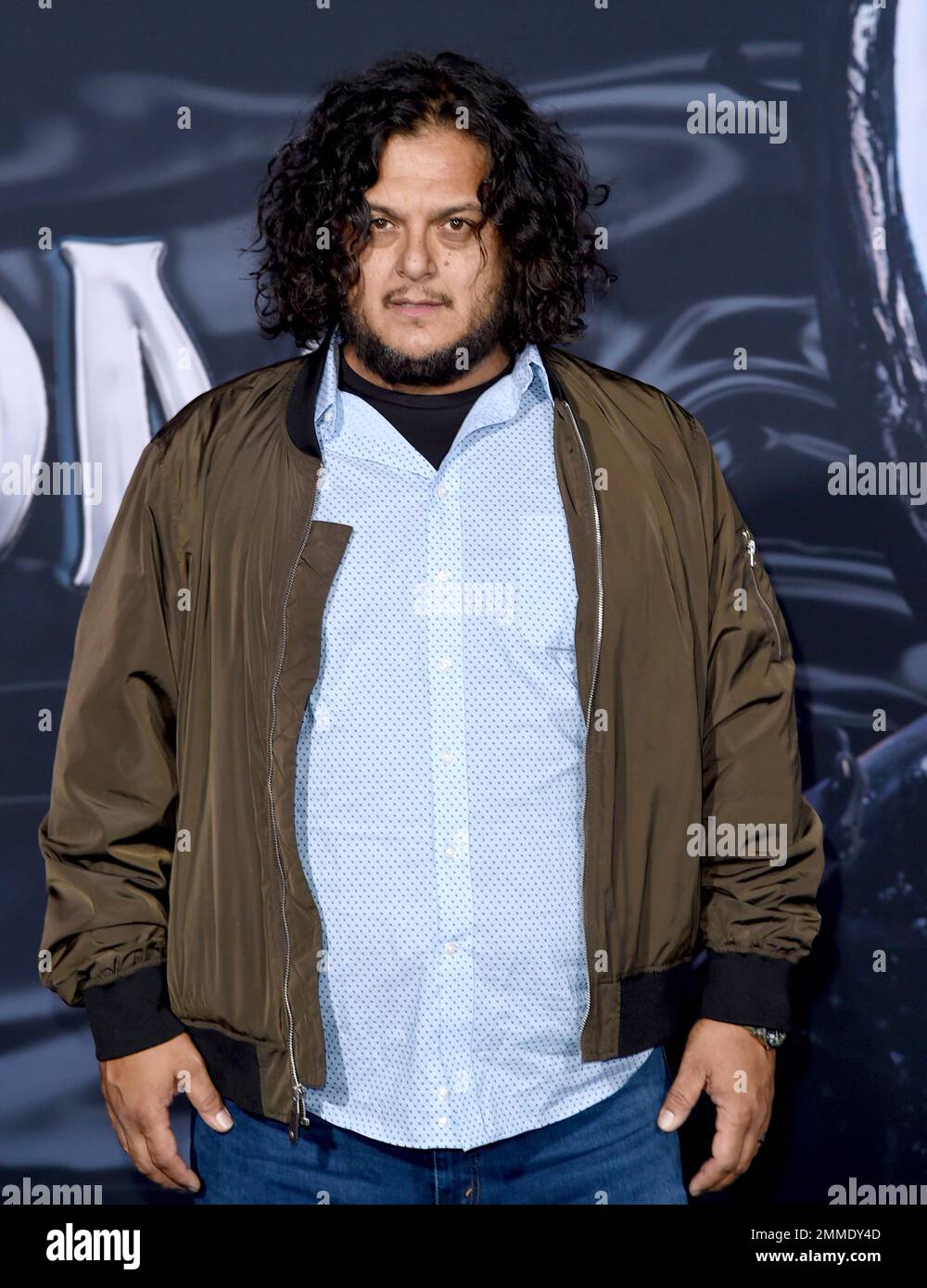Felipe Esparza arrives at the world premiere of "Venom" on Monday, Oct ...