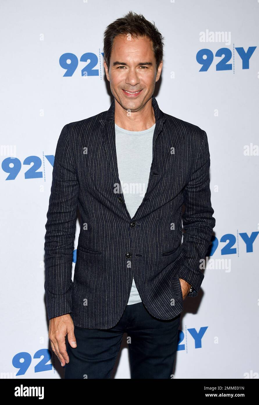 Actor Eric McCormack poses backstage before his appearance at the 92nd ...