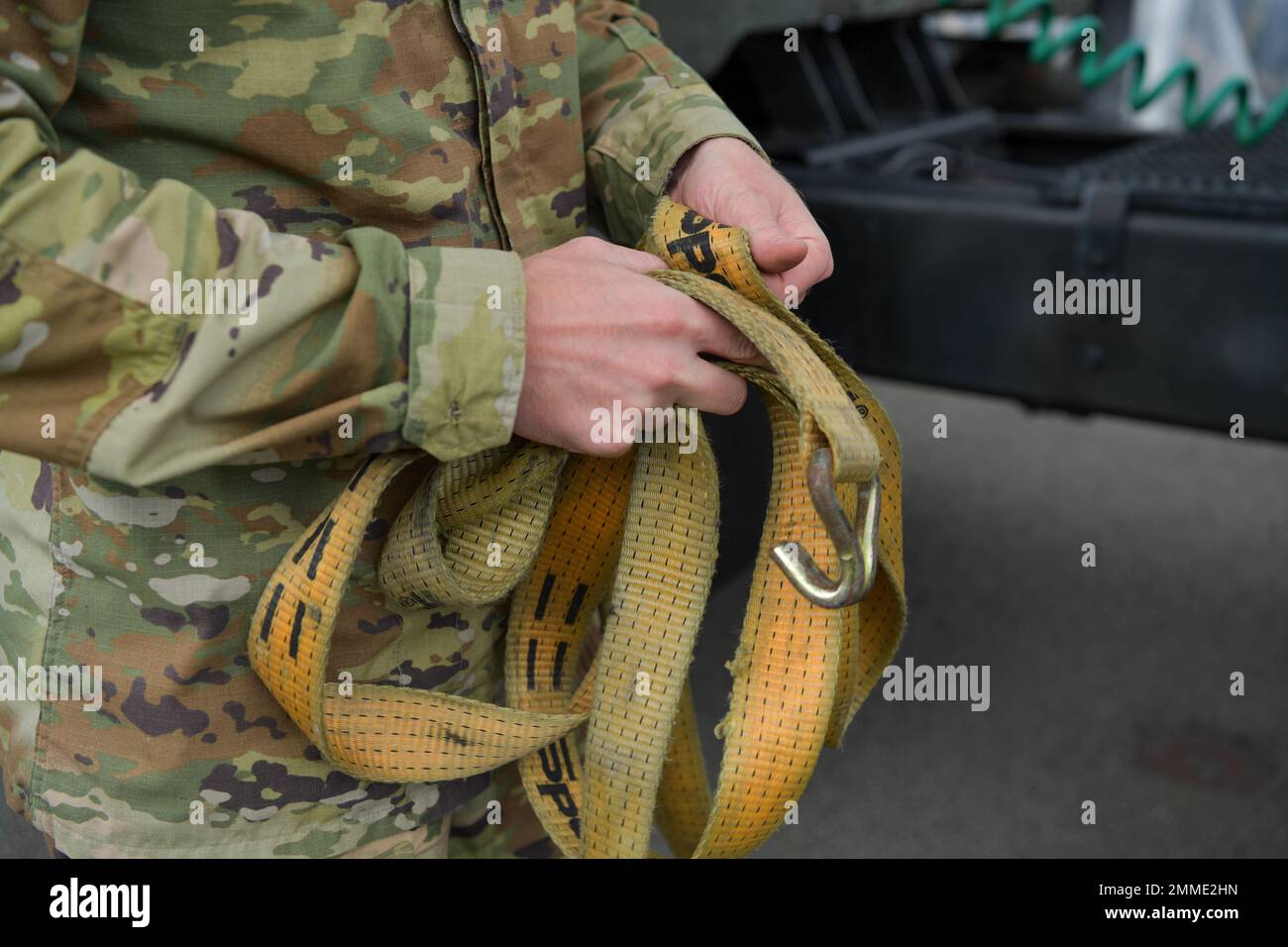 U.S. Air Force Senior Airman Jackson Elliott, 86th Vehicle Readiness ...