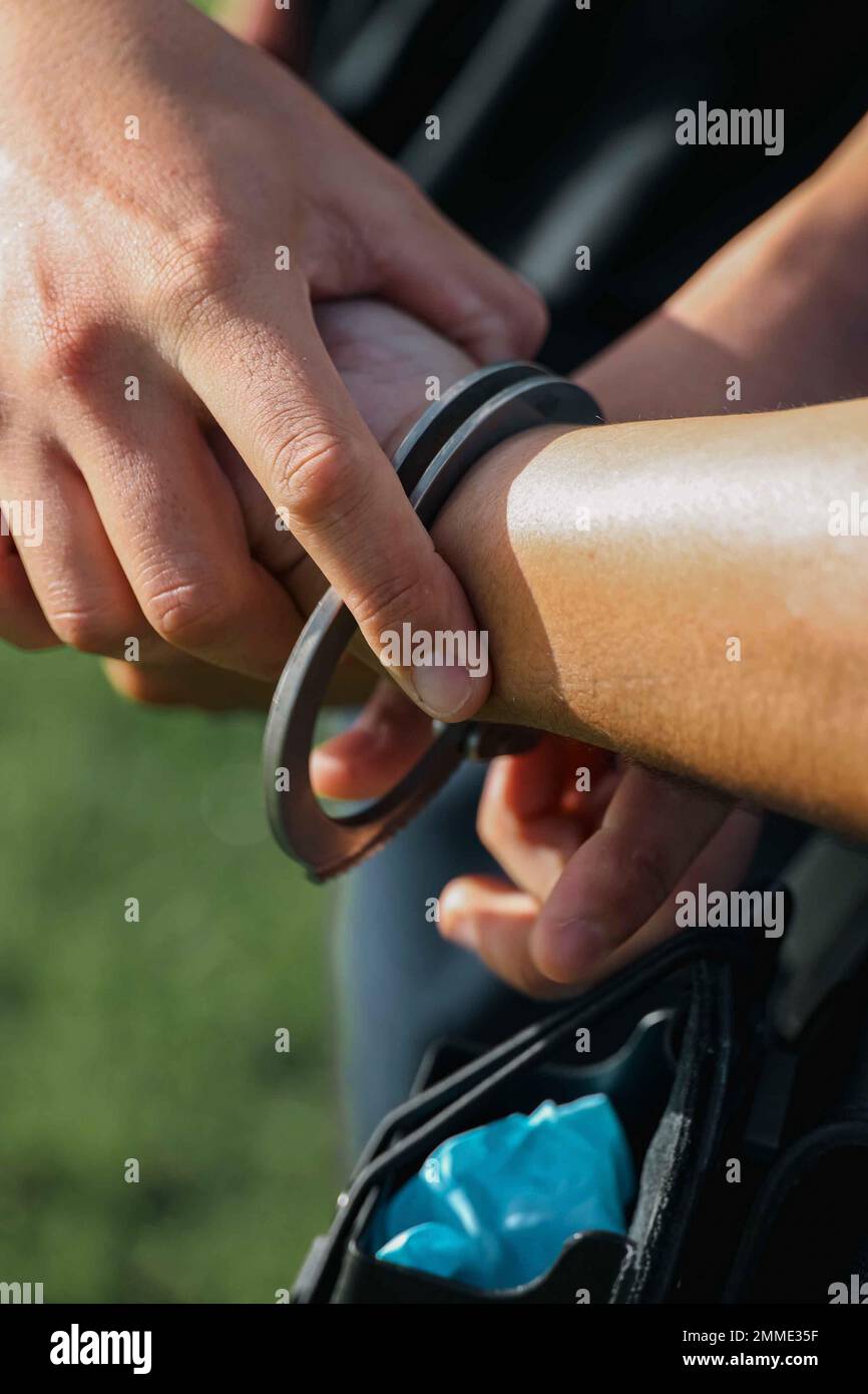 A Japanese Security Guard with Provost Marshal’s Office, Headquarters ...