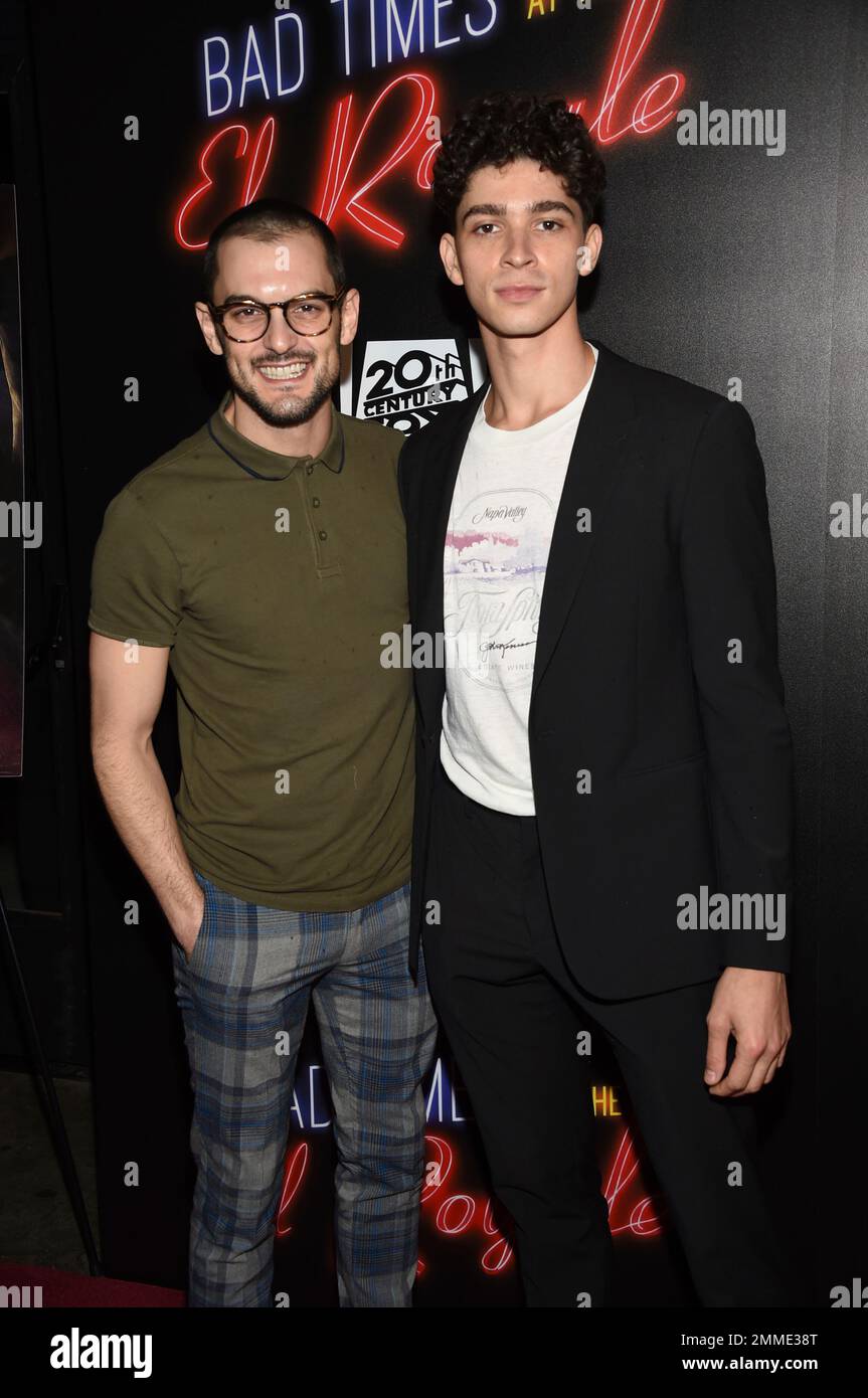Wesley Taylor and Isaac Powell attend a special screening of "Bad Times ...