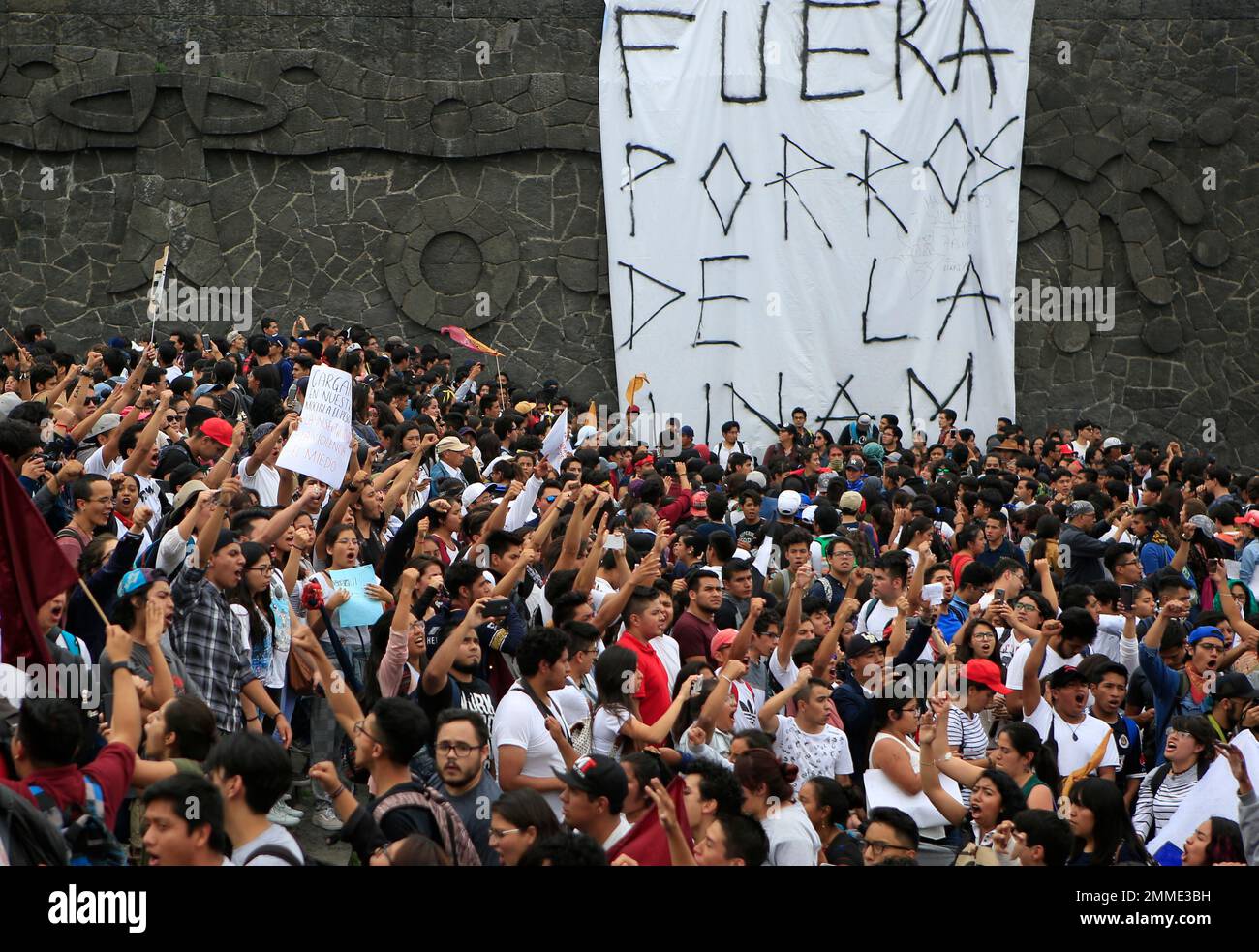 FILE - In this Sept. 5, 2018 file photo, students chant with the ...