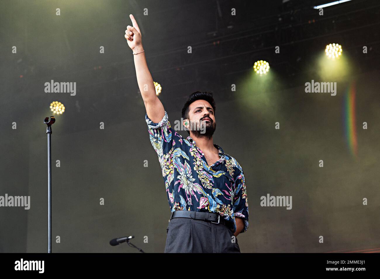 Sameer Gadhia of Young the Giant seen at Ohana Festival at Doheny State ...