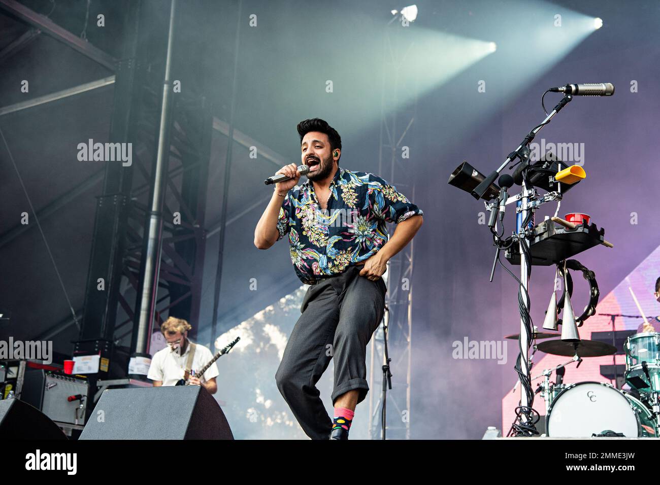 Sameer Gadhia of Young the Giant seen at Ohana Festival at Doheny State ...