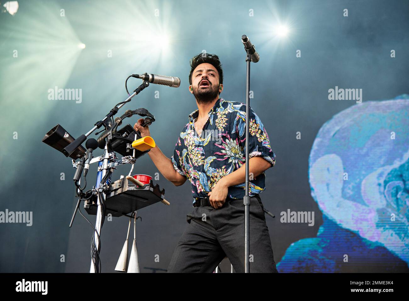 Sameer Gadhia of Young the Giant seen at Ohana Festival at Doheny State ...