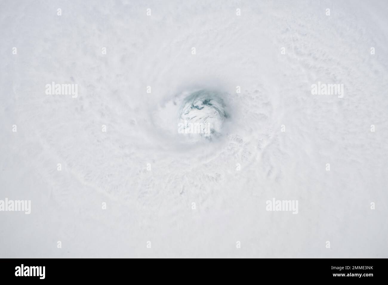 Hurricane from space, satellite view. Hurricane catastrophe. Elements ...