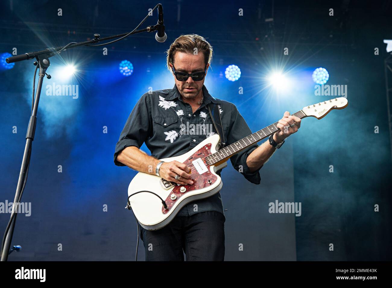 Drew Shirley of Switchfoot seen at Ohana Festival at Doheny State Beach ...