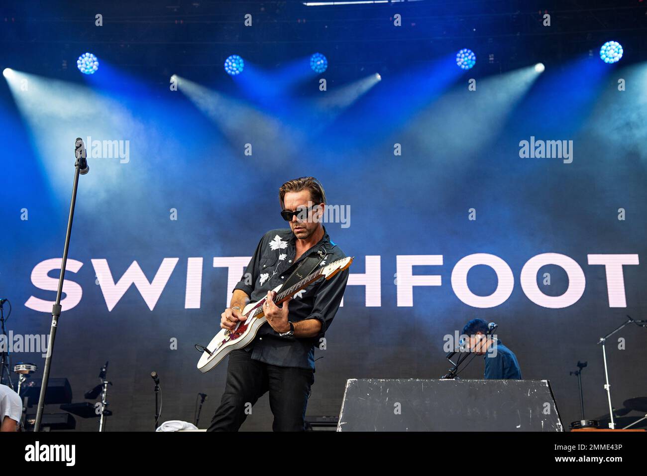Drew Shirley of Switchfoot seen at Ohana Festival at Doheny State Beach ...
