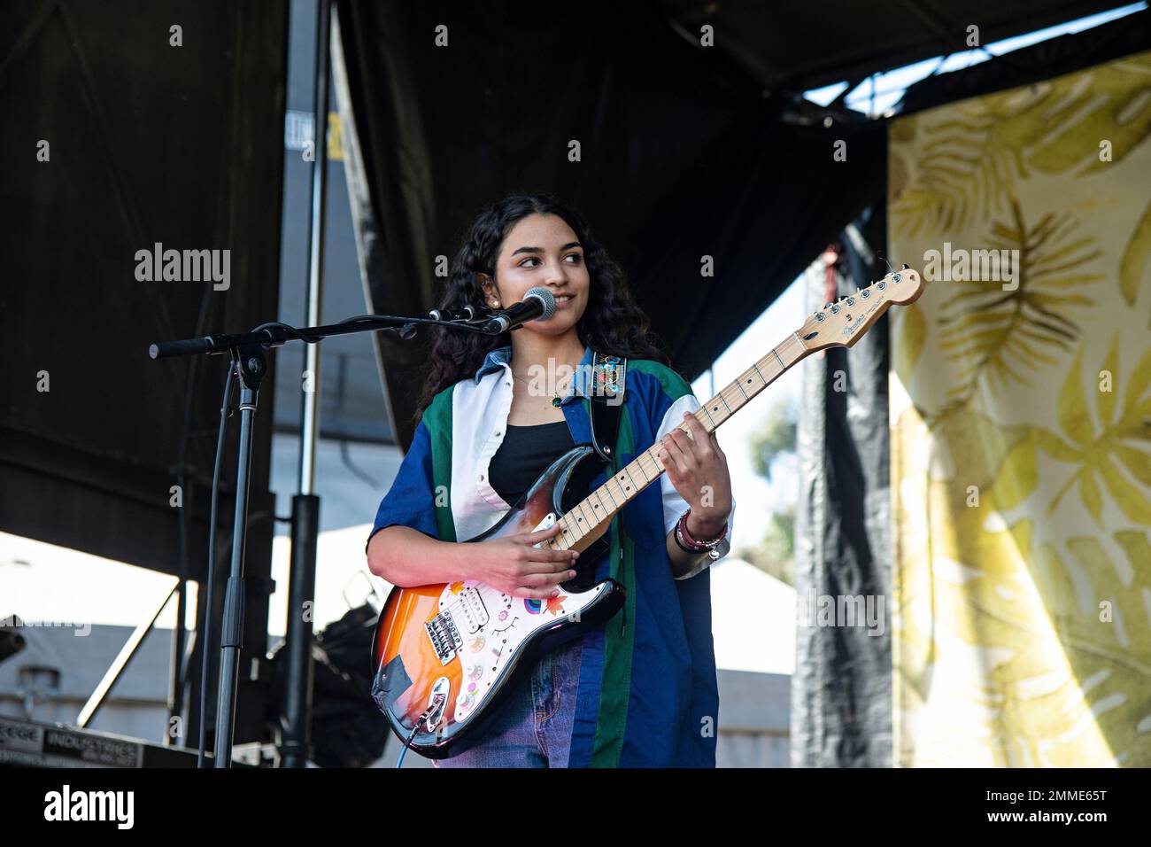 Ambar Lucid seen at Ohana Festival at Doheny State Beach on Sunday ...