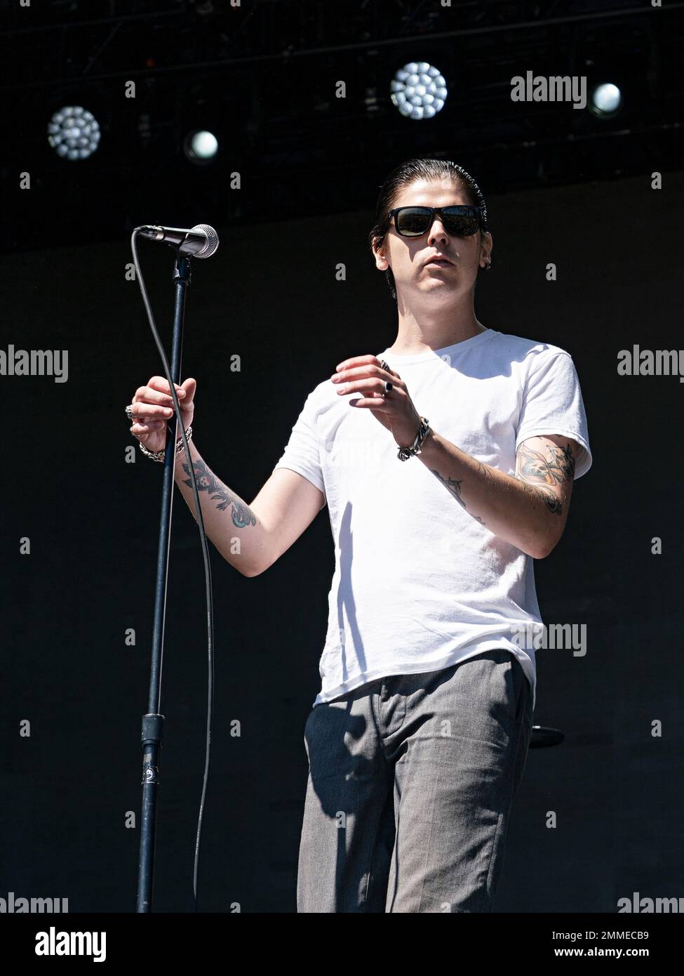 Brandon Blaine of Plague Vendor seen at Ohana Festival at Doheny State ...