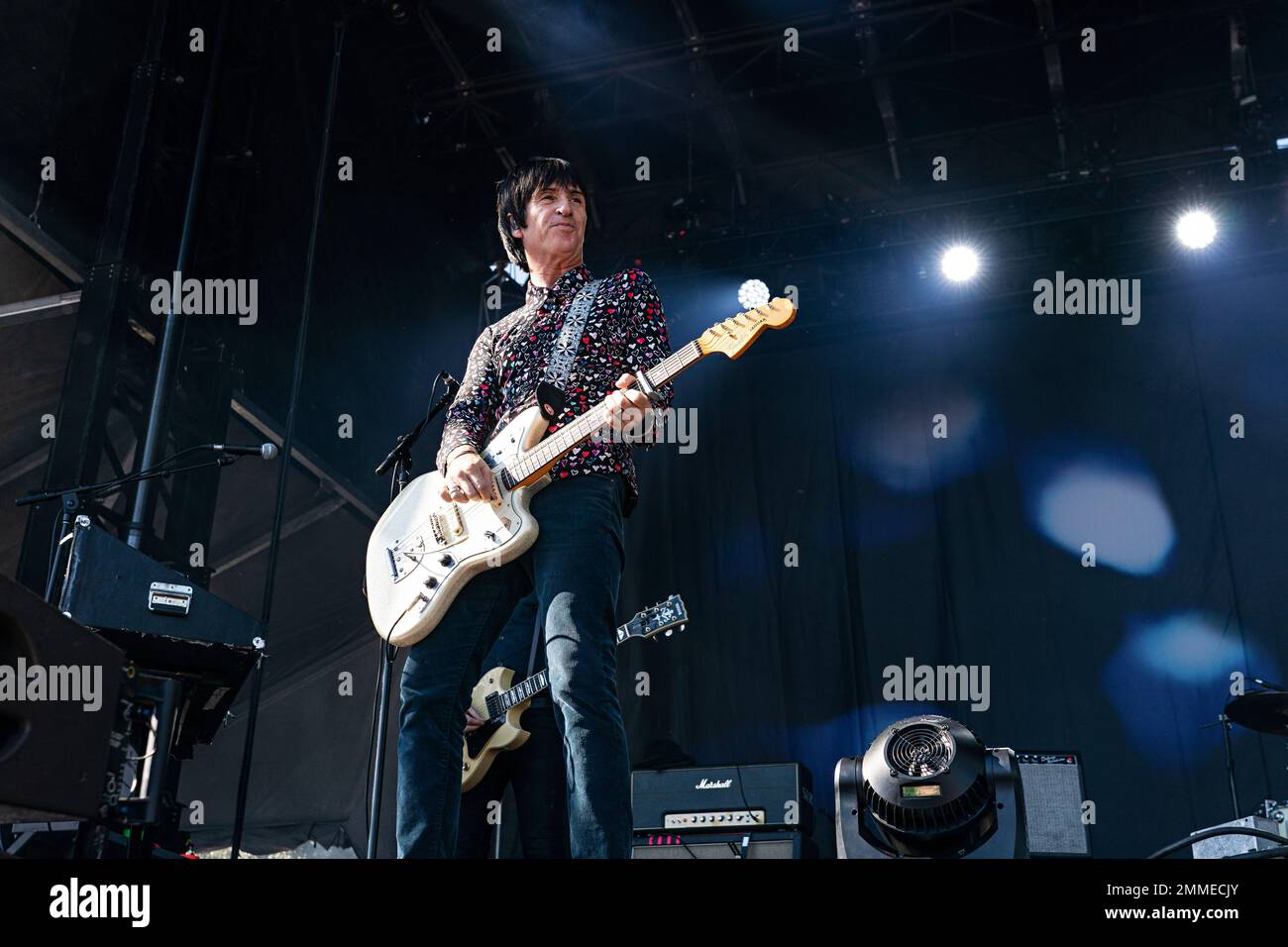 Johnny Marr seen at Ohana Festival at Doheny State Beach on Saturday ...