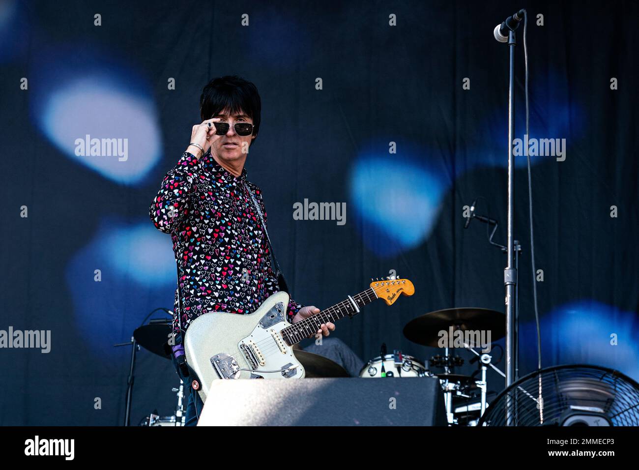 Johnny Marr seen at Ohana Festival at Doheny State Beach on Saturday ...