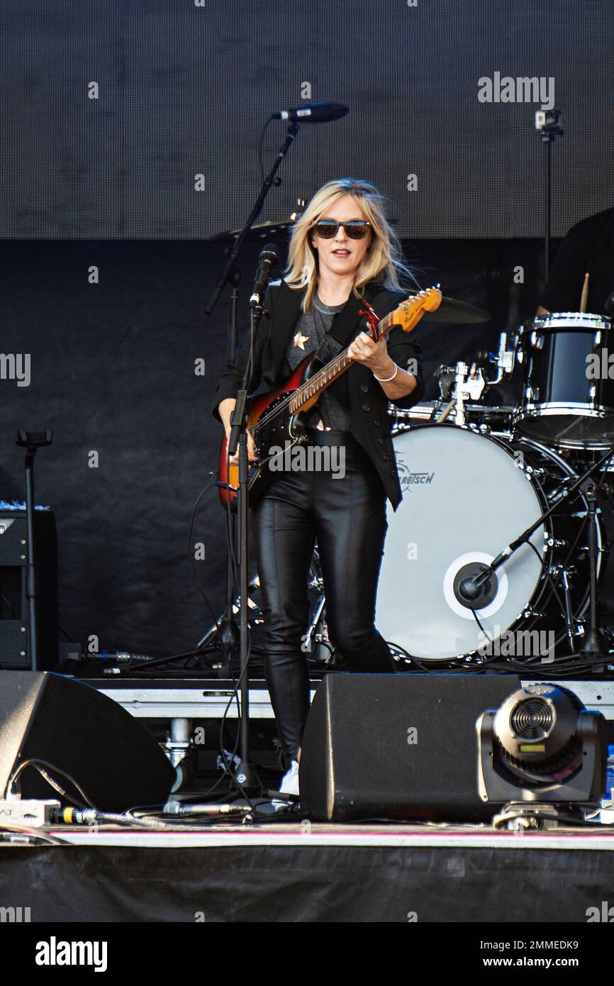 Liz Phair seen at Ohana Festival at Doheny State Beach on Saturday ...