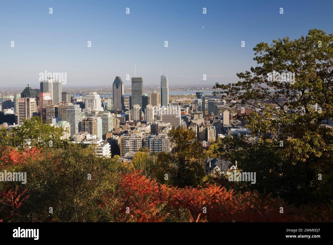 Taken from the mount royal lookout hi-res stock photography and images ...