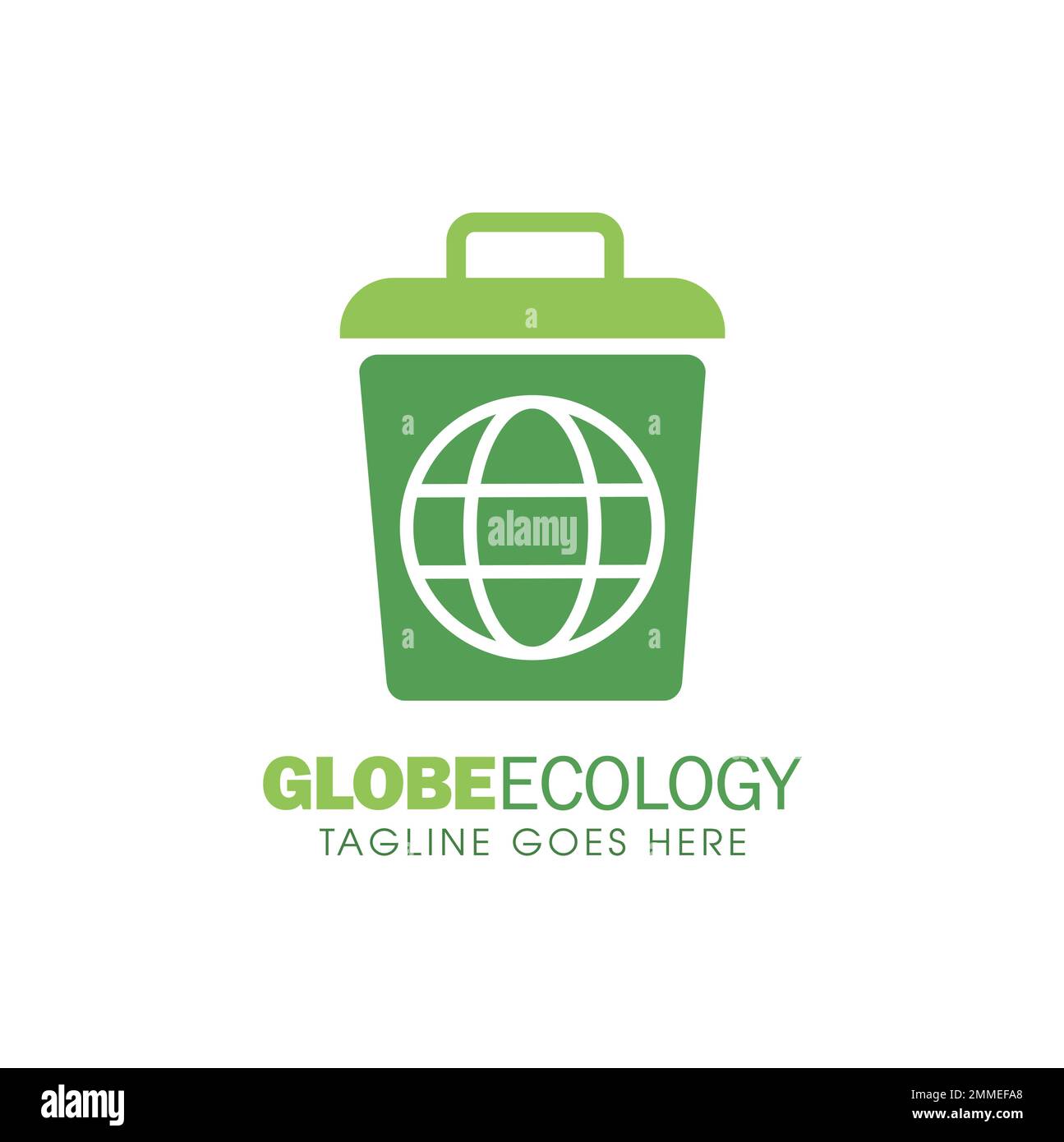 A vector illustration of Globe Earth Ecology Logo Sign Stock Vector ...