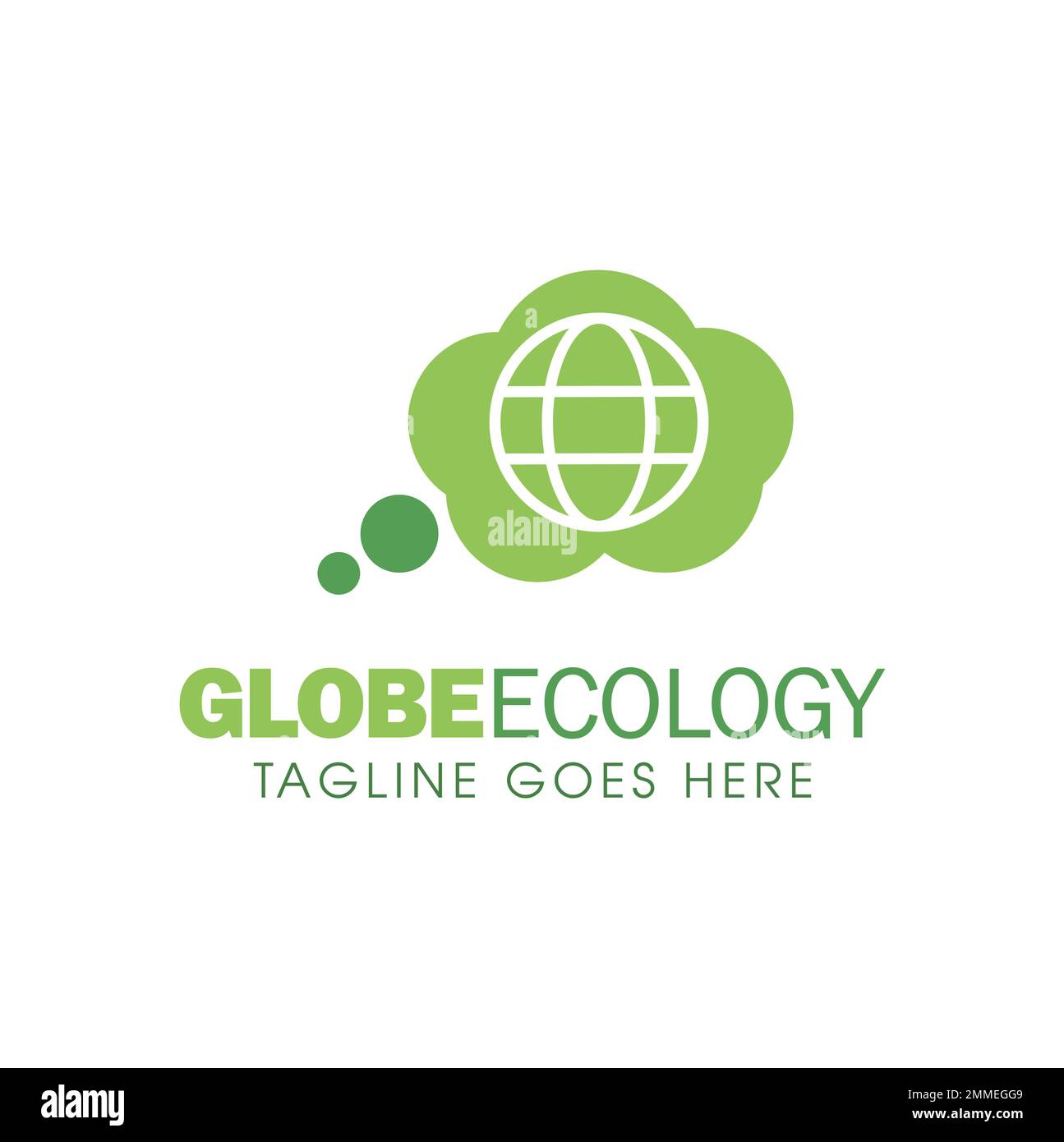 A vector illustration of Globe Earth Ecology Logo Sign Stock Vector ...
