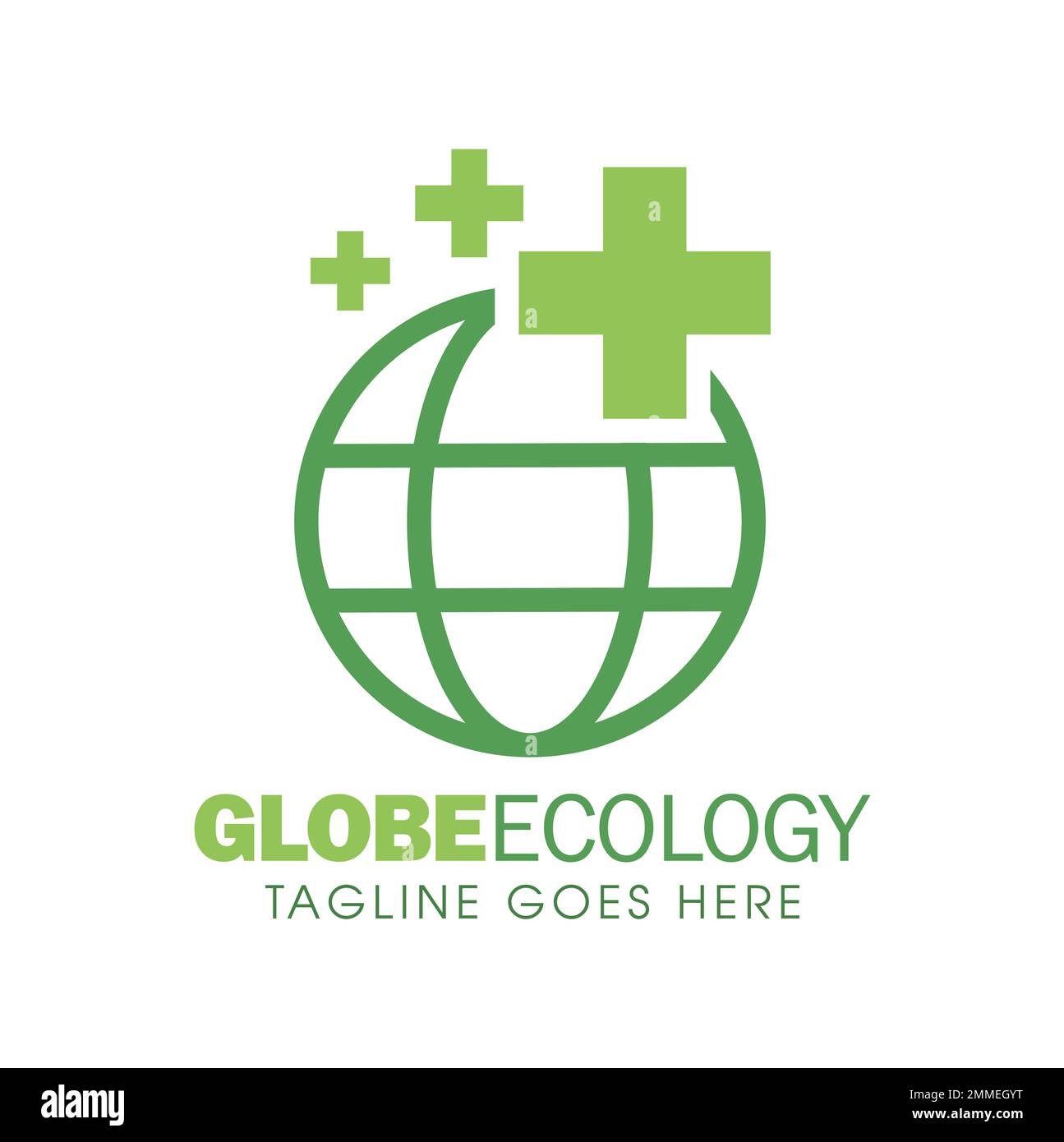 A vector illustration of Globe Earth Ecology Logo Sign Stock Vector ...