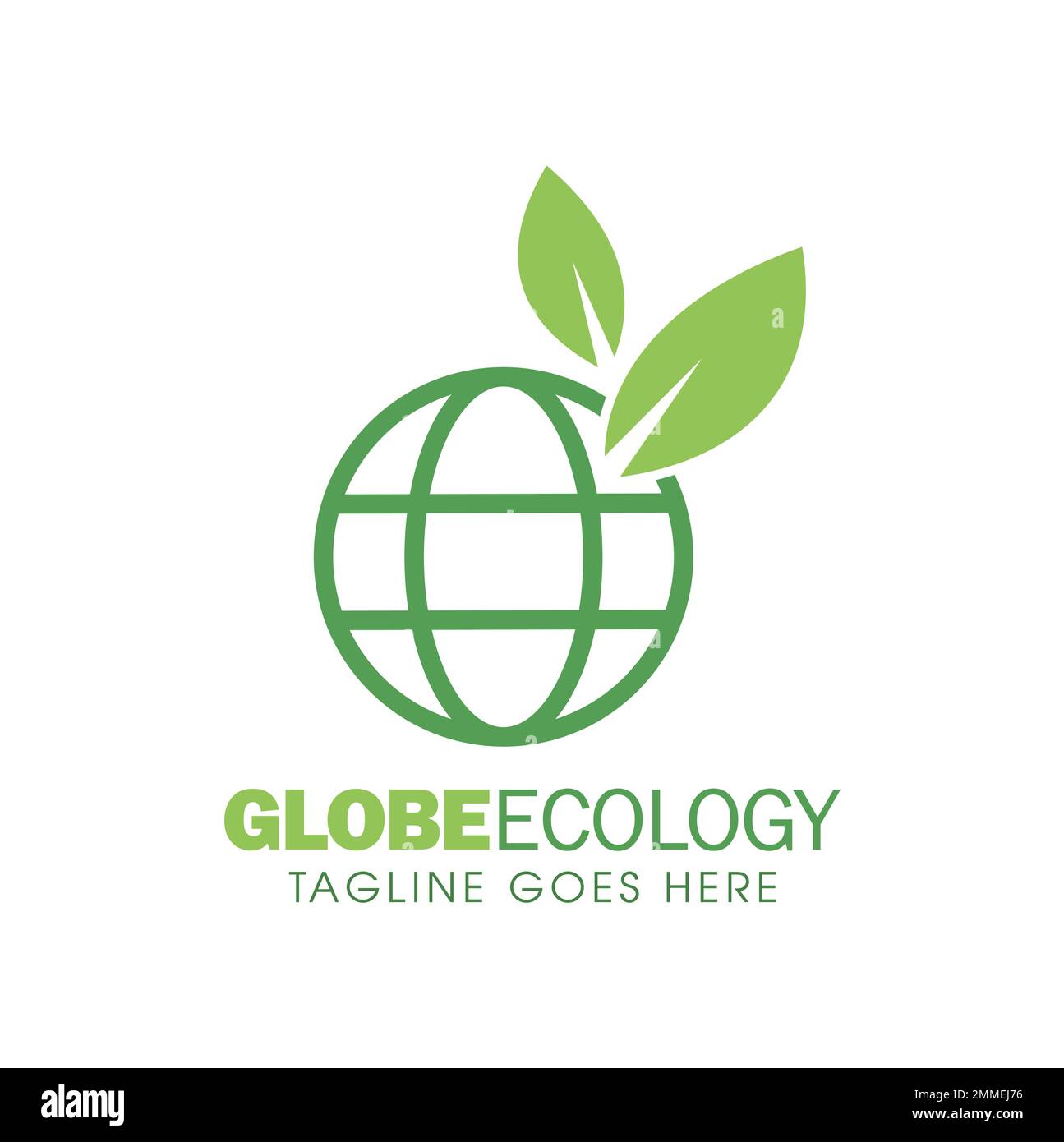 A vector illustration of Globe Earth Ecology Logo Sign Stock Vector ...