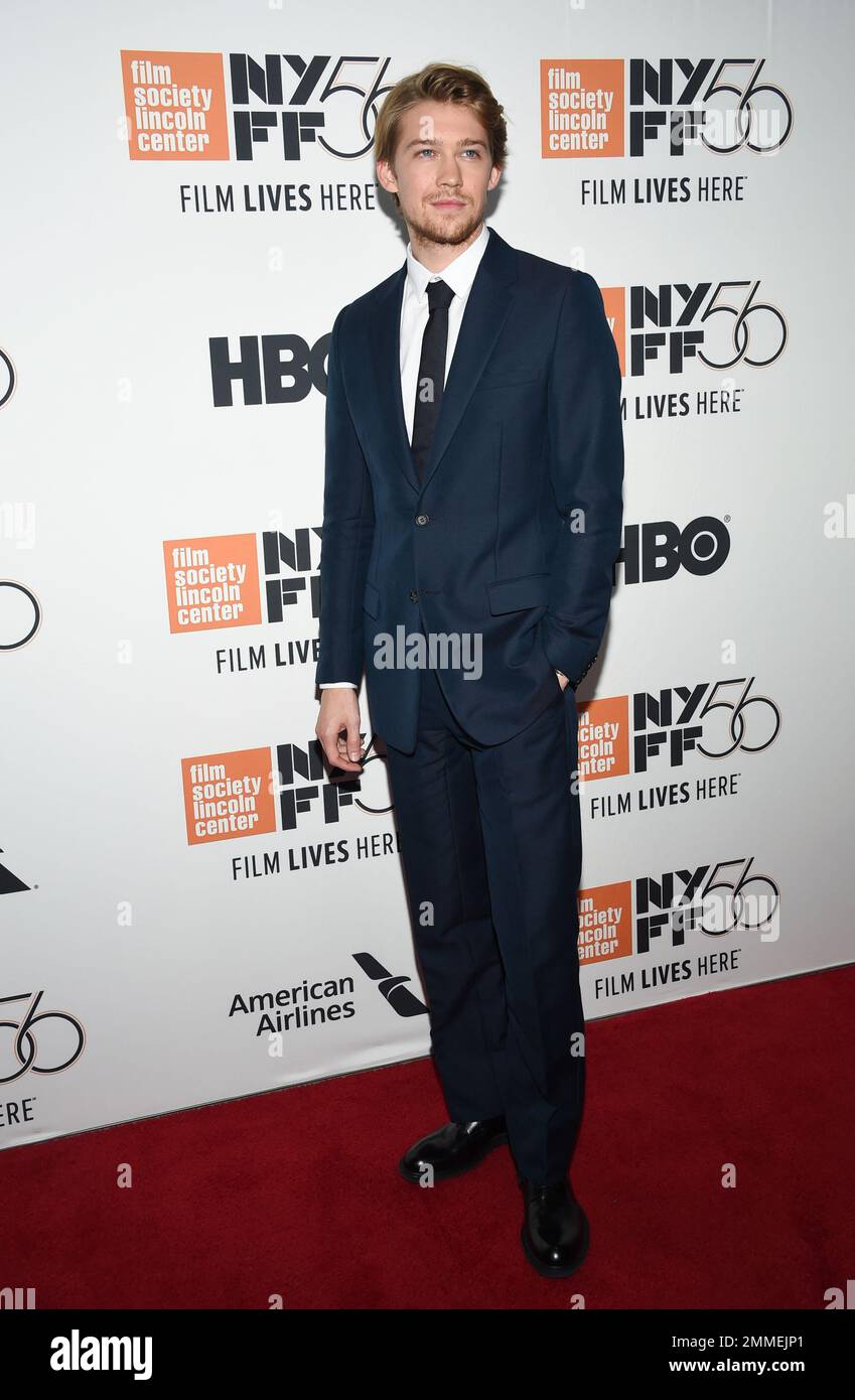 Actor Joe Alwyn attends the 56th New York Film Festival opening night ...